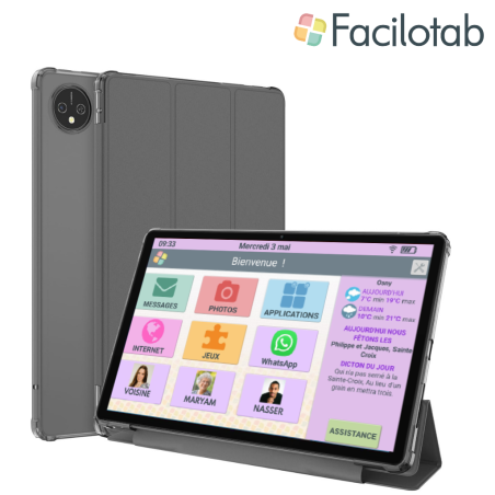 FACILOTAB - Tablette Senior - Simple et Intuitive, Idéal pour Personne ...