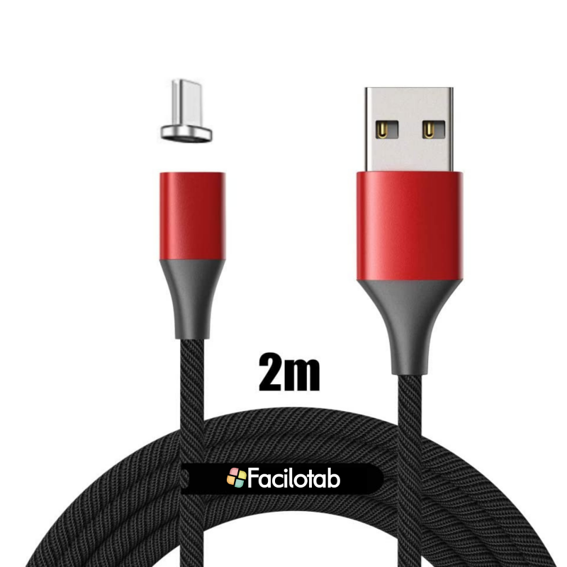 Cable for easy and magnetic connection